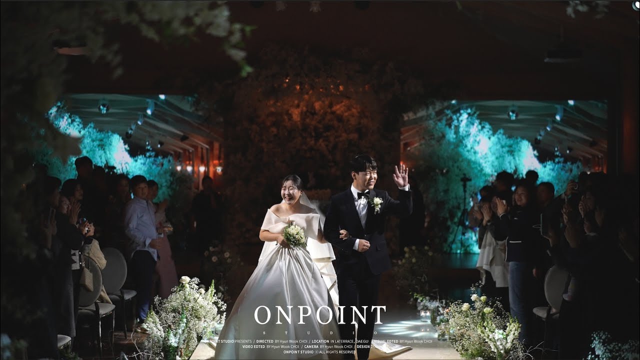 [Onpoint Studio]라테라스웨딩 라끄블랑홀 하이라이트 영상 - YouTube