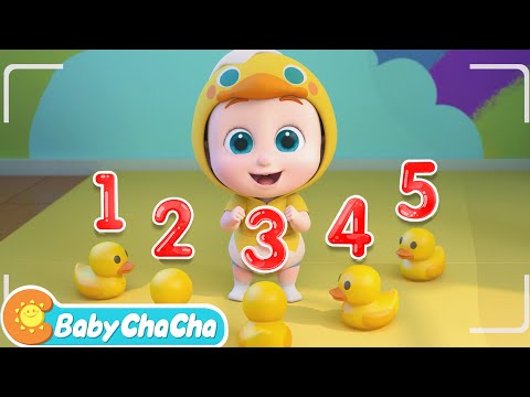Five Little Ducks Went Out One Day | Counting Ducks Song + Baby ChaCha Nursery Rhymes & Kids Songs