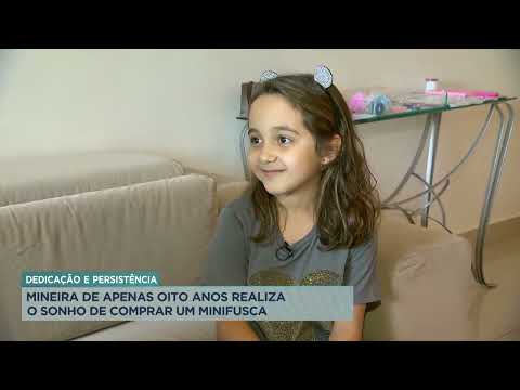 Menina de 8 anos monta \