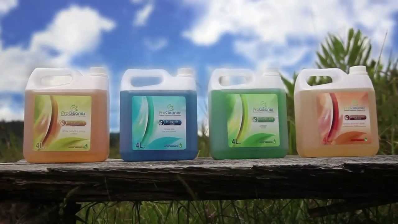 Productos de limpieza biodegradables Procleaner® - YouTube