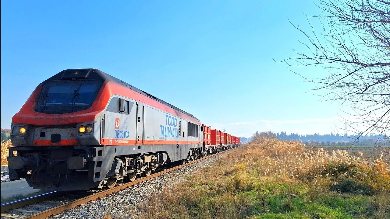TCDD DE 36000 YÜK TRENİ/DE 36003. - YouTube