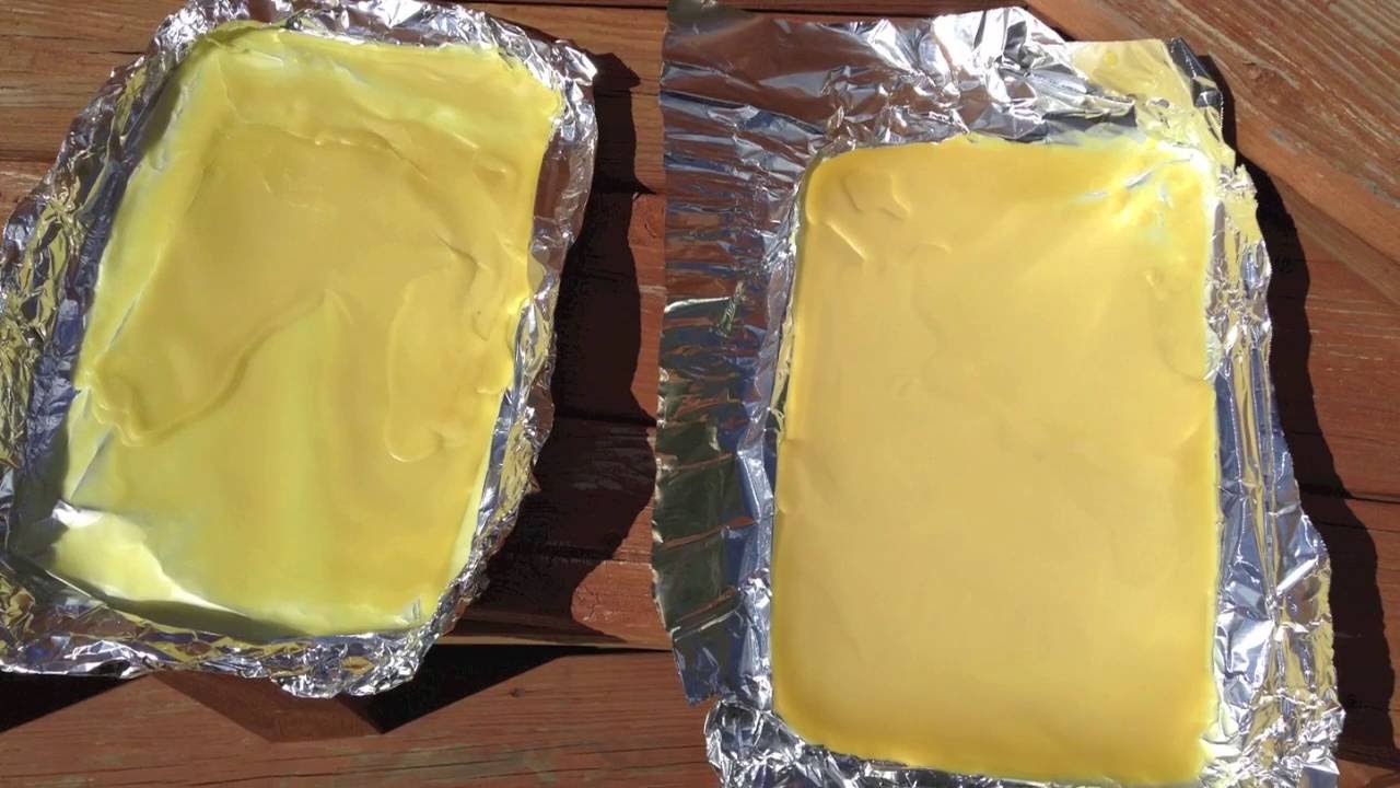 Bleaching Beeswax - YouTube