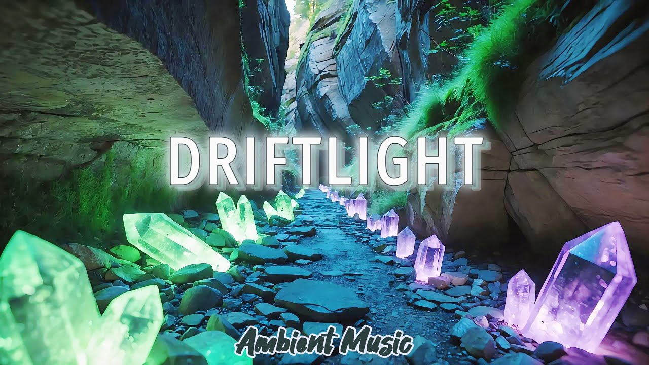 Driftlight | 1 Hour Glowing Crystal Canyon Ambience for Sleep, Focus & Inner Calm - YouTube