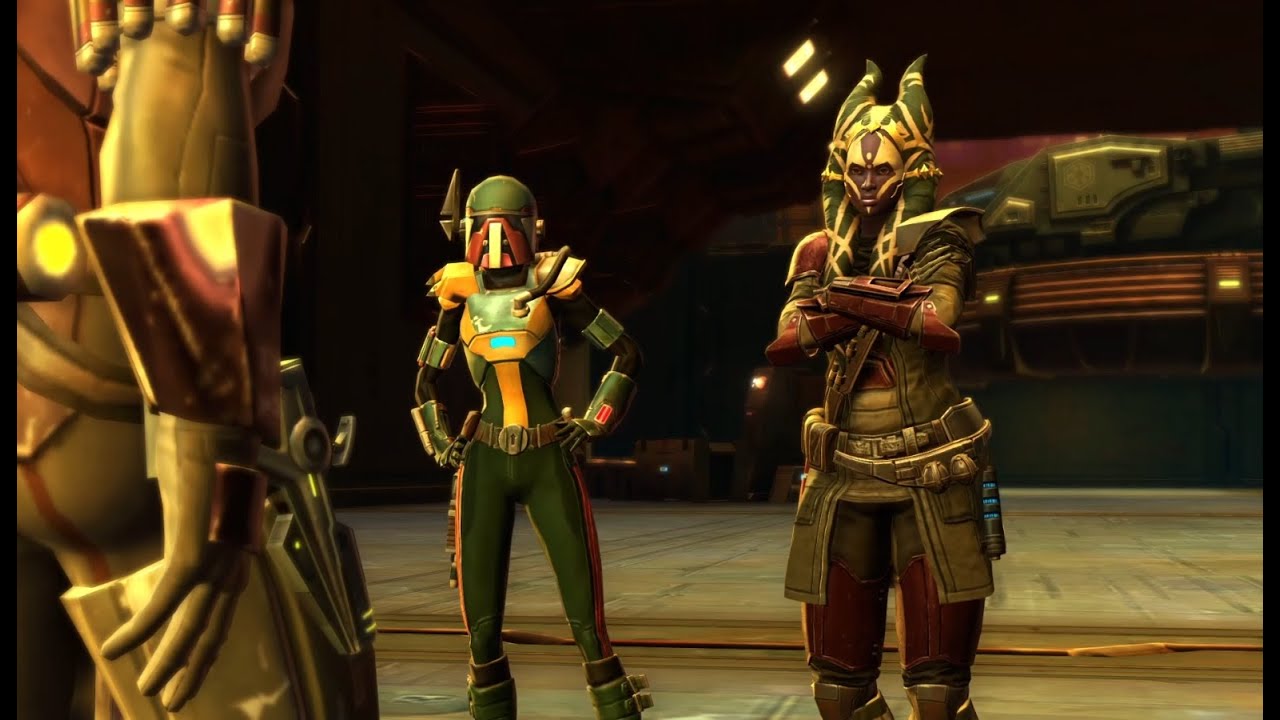SWTOR Bounty Hunter LS Female [Ch1—Aurora Corvette] - YouTube