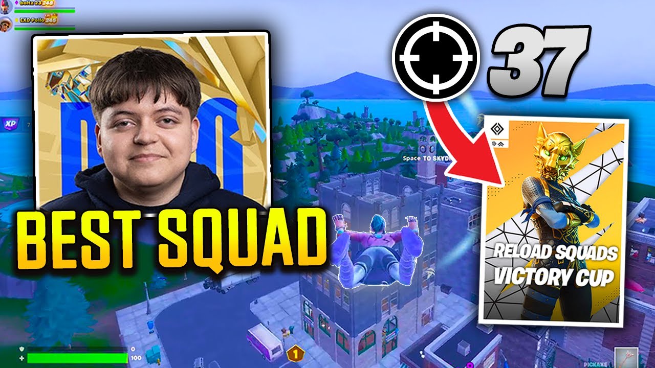 Pollo & Acorn DOMINATE Reload Squad Victory Cup With Boltz & Rapid - YouTube