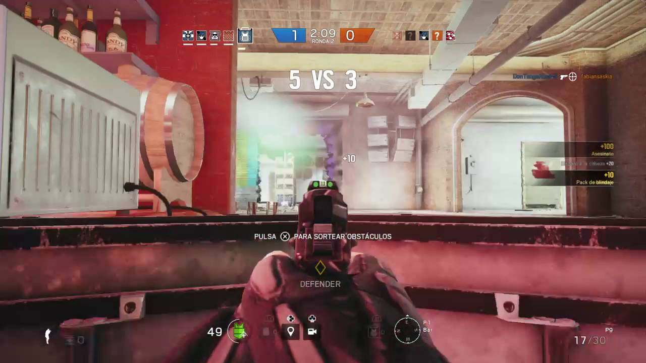 4 bajas (3 cabezas) con la P9 del GIGN en 1 ronda Rainbow Six Siege ...