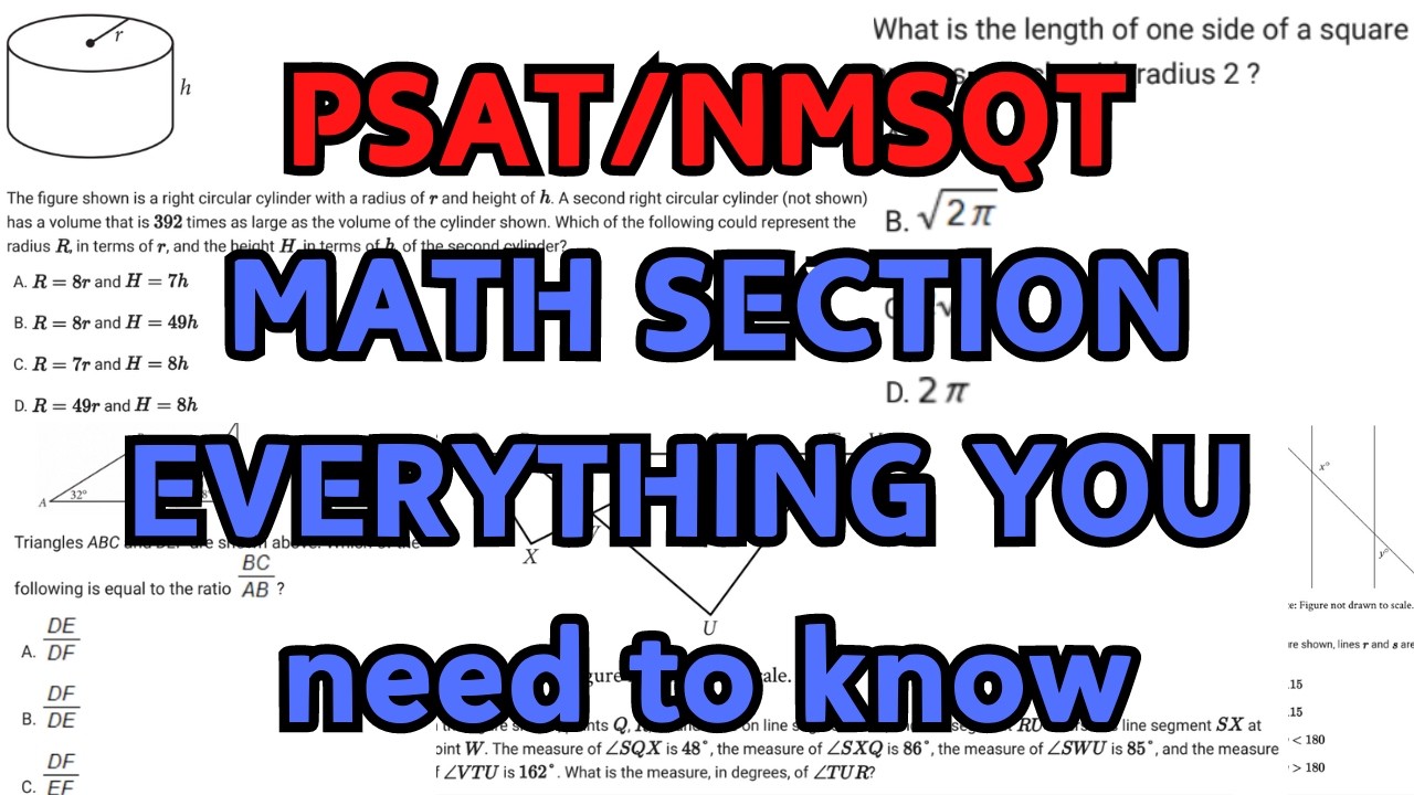 Digital PSAT - Math (Full Crash Course - 100+ questions) - YouTube