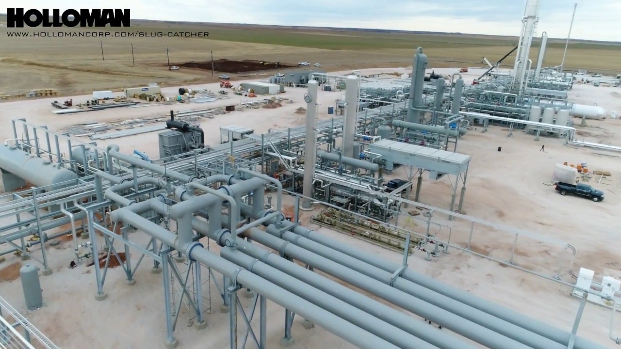 Holloman 2500 BBL Harp / Finger Slug Catcher - YouTube