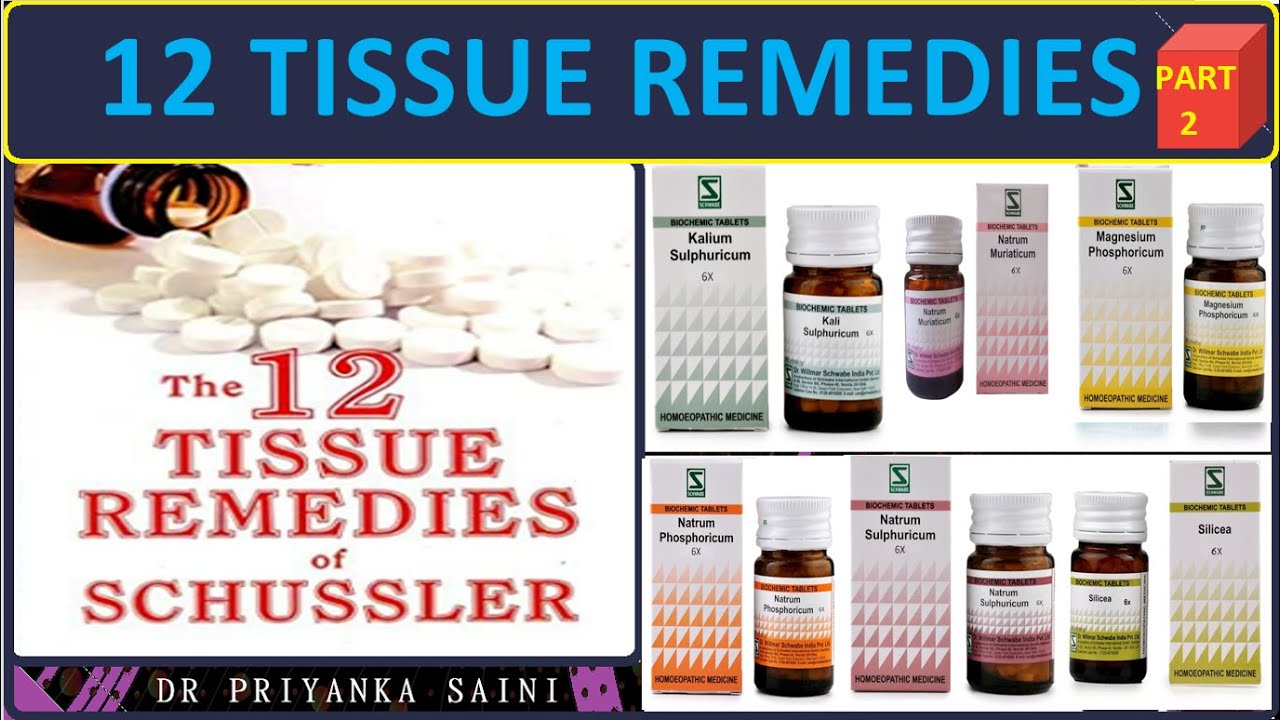 Schuessler’s twelve tissue remedies || Homeopathic medicines || Part- 2 ...
