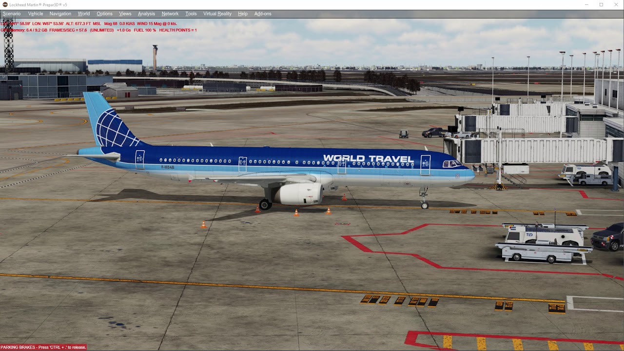 FSDT KORD V2 fps test P3D5 - YouTube