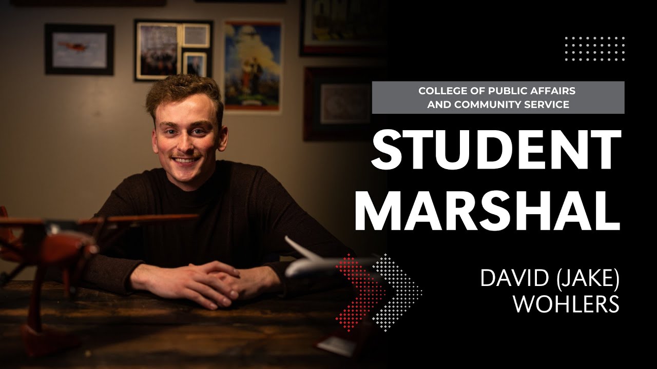 Student Marshal Jake Wohlers reads letter to younger self - YouTube