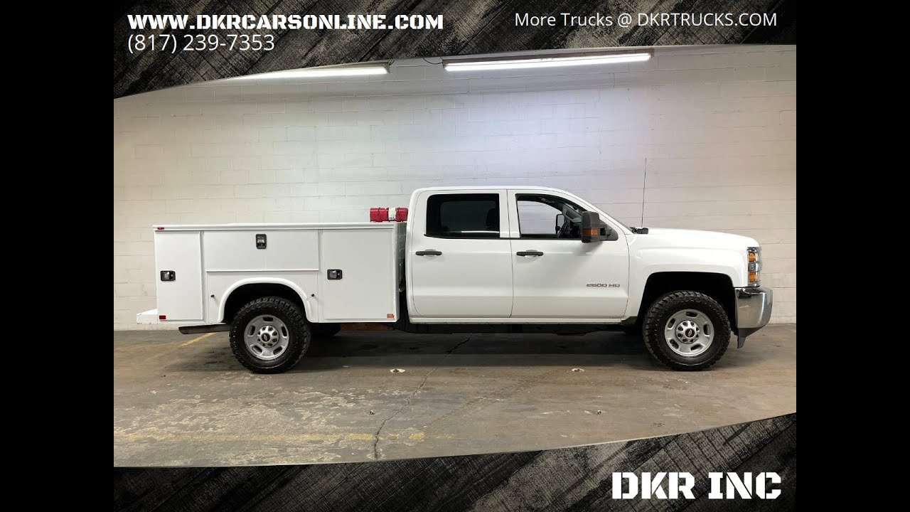2018 Chevrolet Silverado 2500 HD Crew Cab 4x4 **SERVICE BODY ** Work ...