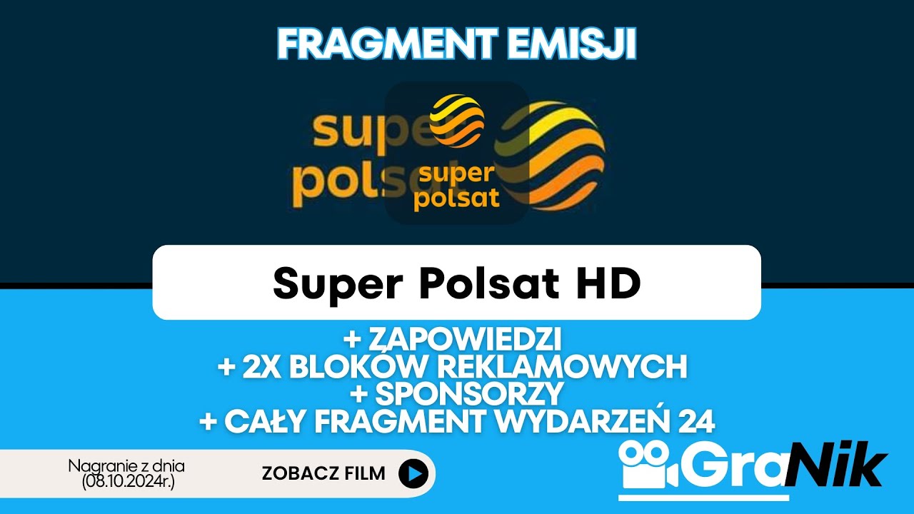 Super Polsat HD - Fragment emisji (z dnia 08.10.2024r) (Więcej w opisie ...