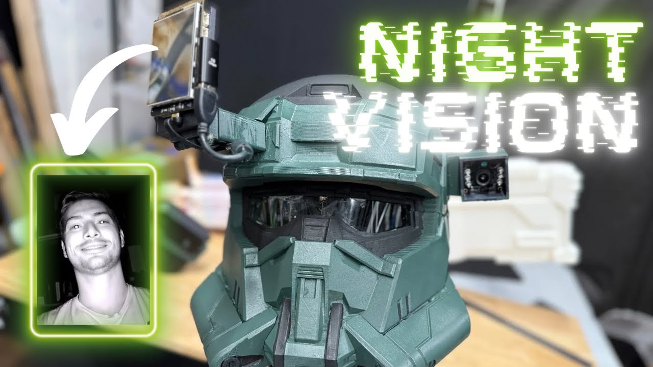 How to build a Working Night Vision Helmet! - YouTube