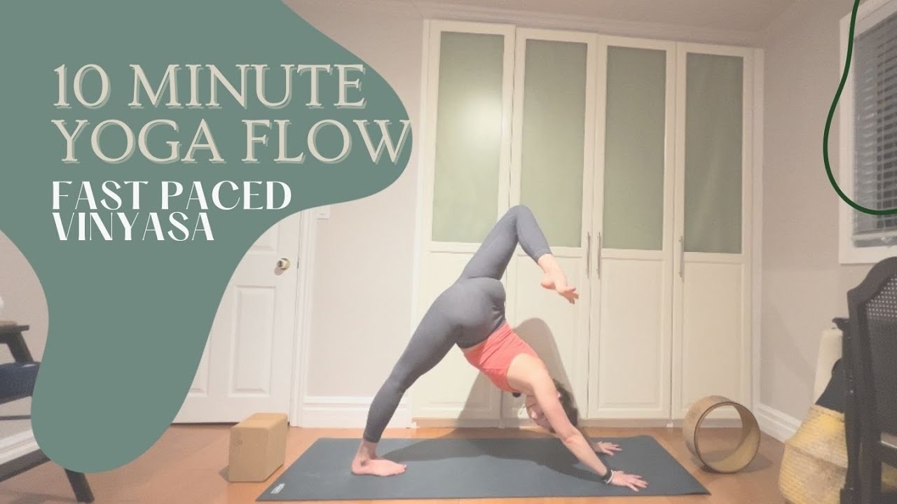 10 Minute Yoga | Intermediate Vinyasa Yoga Flow - YouTube