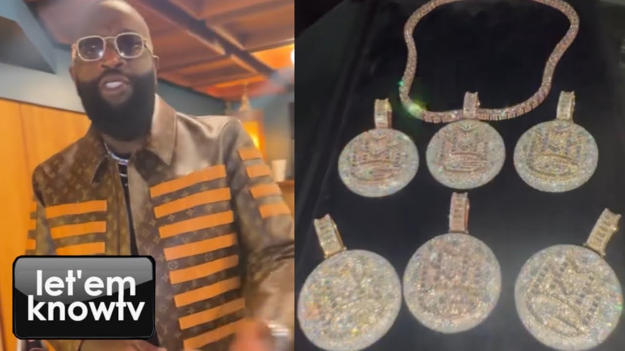Rick Ross Buys Several MMG Diamond Chains After Releasing His New Album ...