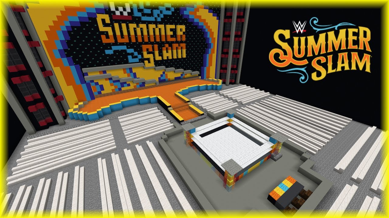 WWE Summerslam 2022 custom setup!! (Minecraft) - YouTube