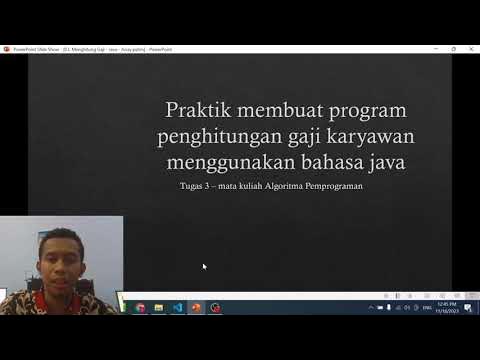 Menghitung Gaji Karyawan Menggunakan Java | Array - YouTube
