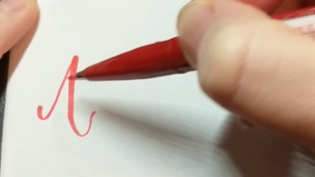 Adele - modern calligraphy name - YouTube