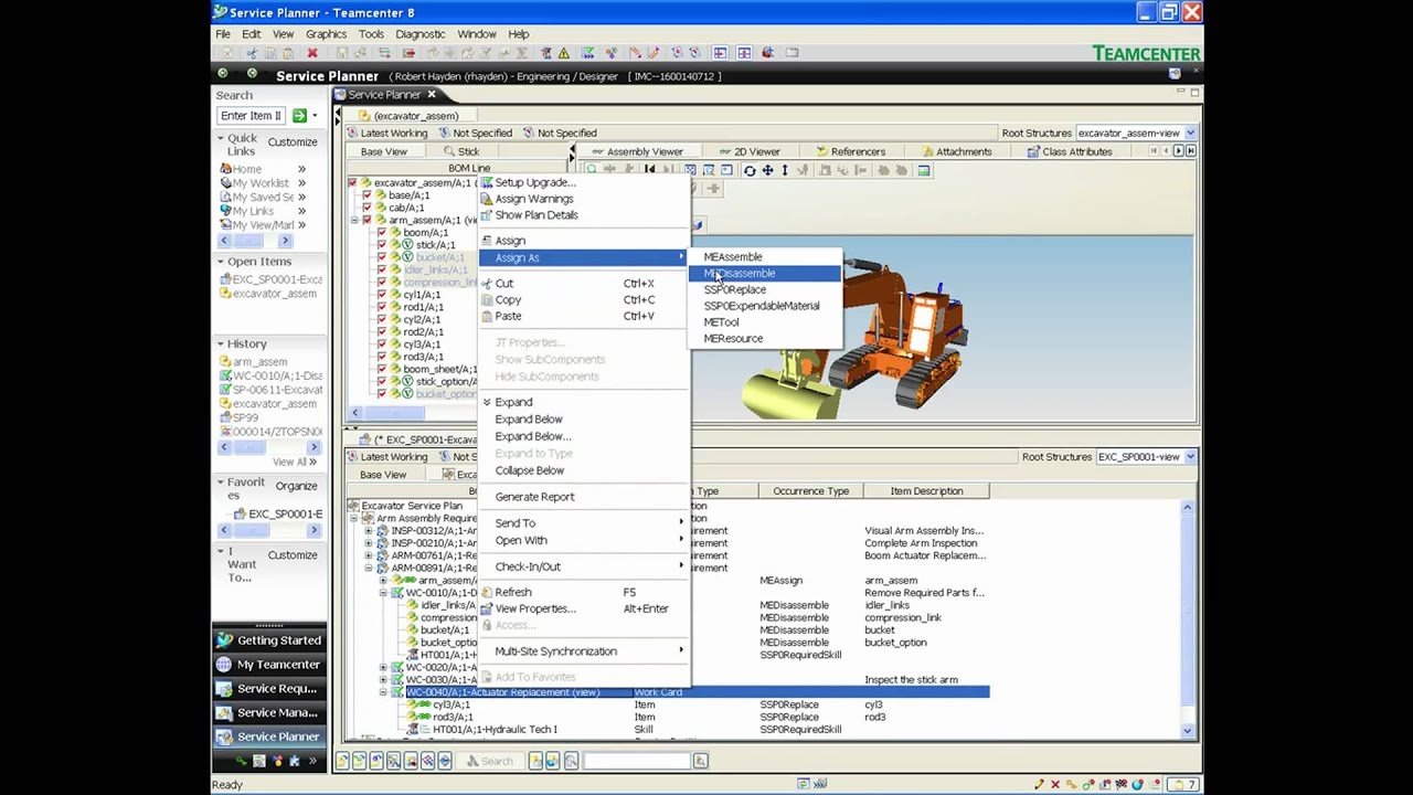 Teamcenter 9 - Maintenance Repair & Overhaul - YouTube