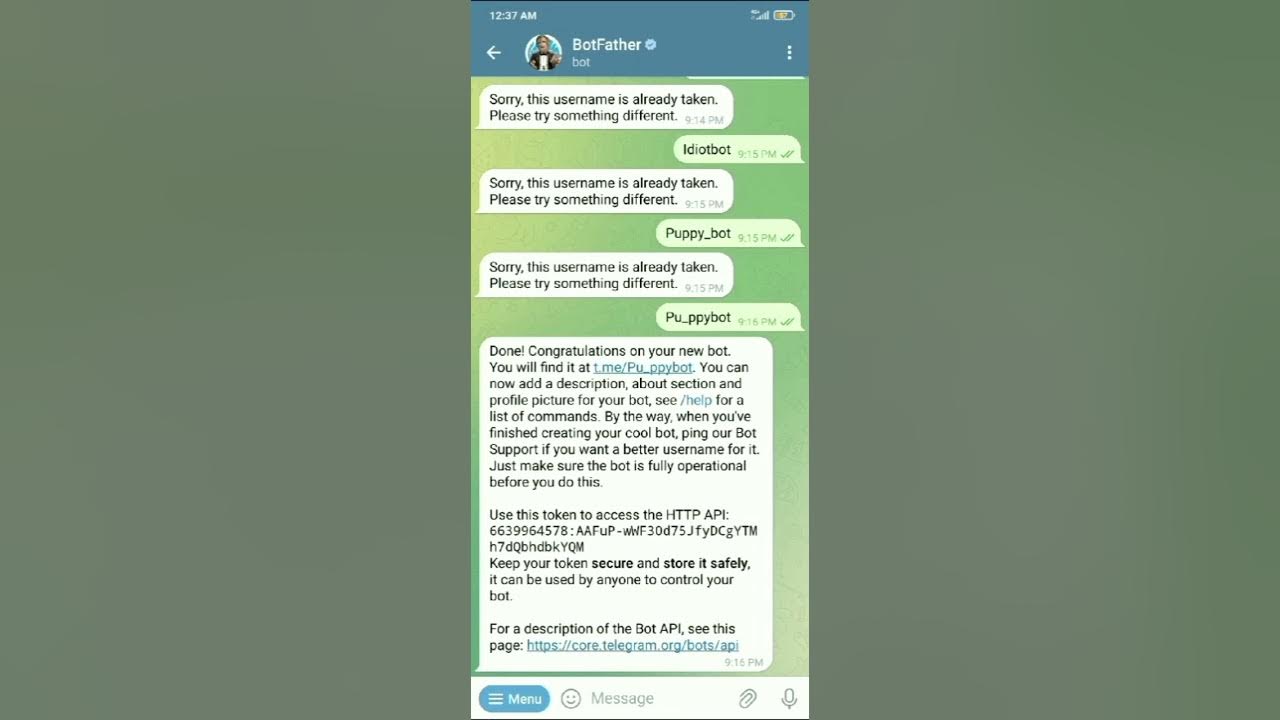 telegram chartbot with nodejs - YouTube