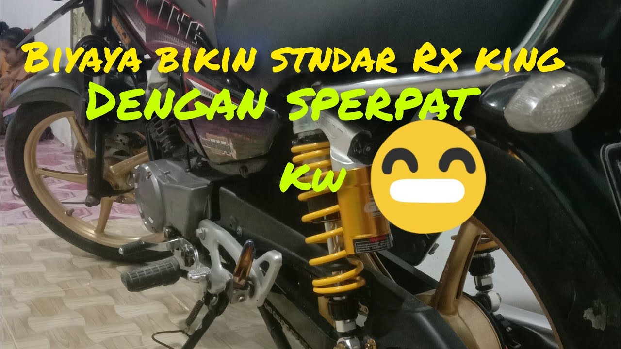 restorasi body rx king standar dengan barang kw - YouTube