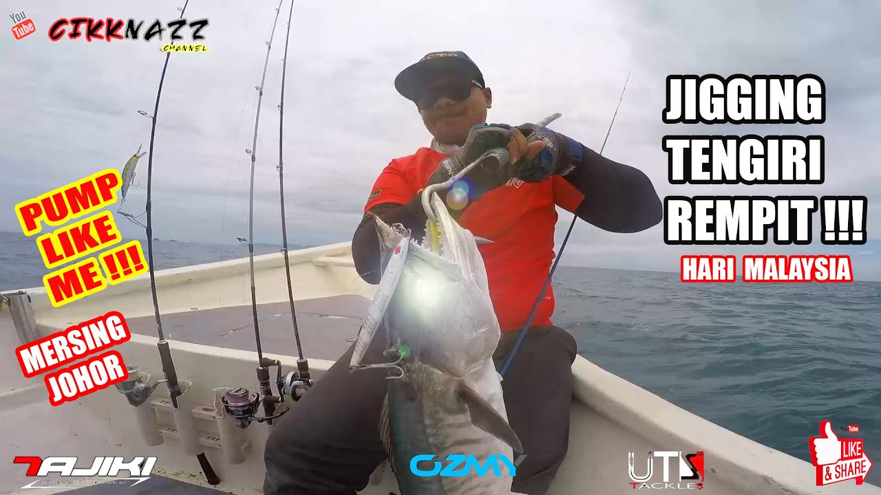 TRIP FAST JIGGING MERSING JOHOR hari malaysia !!! [MALAYSIA FISHING ...