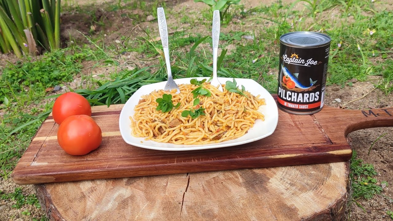 Tomato Pilchards Pasta. Quick, Easy And Super Tasty Recipe. - YouTube