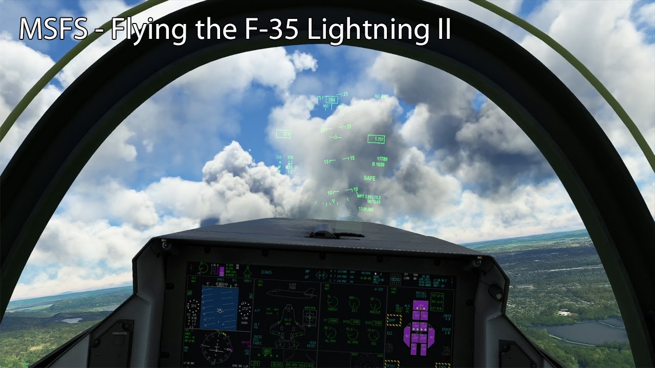 MSFS - Flying the F-35 Lightning II - YouTube