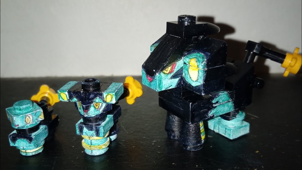 LEGO Pokemon: Shinx, Luxio and Luxray - YouTube