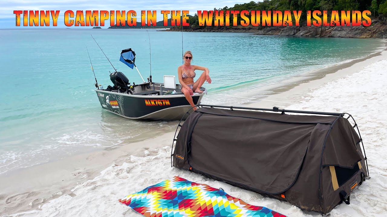 Tinny Camping In The Whitsunday Islands - YouTube