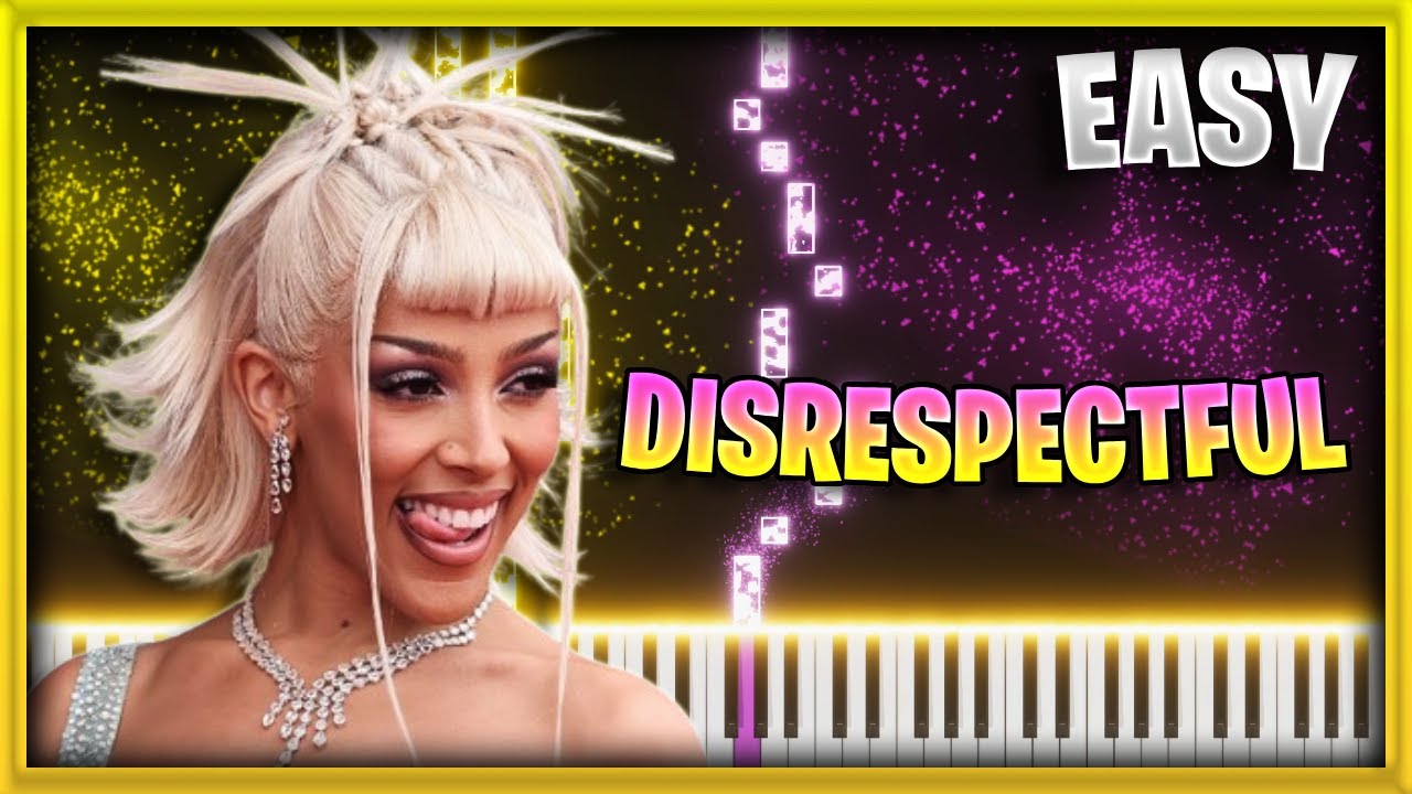 Doja Cat - DISRESPECTFUL | EASY Piano Tutorial by OCTOBER - YouTube