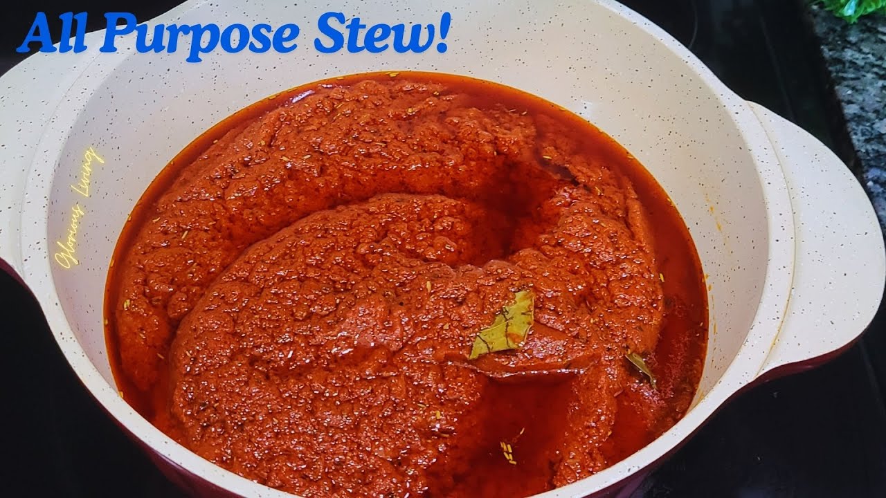 How to Make The Best Ghanaian All Purpose Stew// Authentic Stew ...