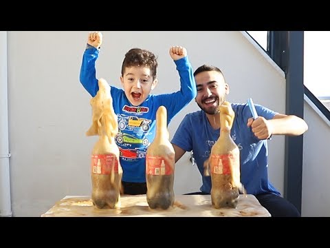 Yusuf and Uncle experimented with Cola and Mentos