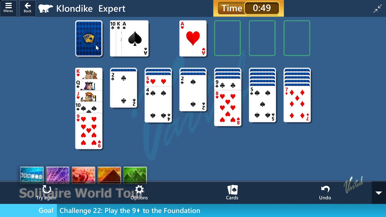 Solitaire World Tour Game #22 | February 15, 2020 Event - YouTube