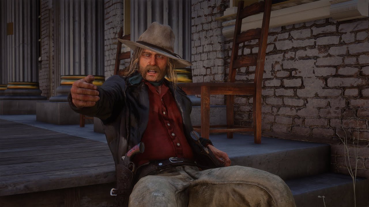 Missable Cutscene in A Short Walk in a Pretty Town RDR2 - YouTube