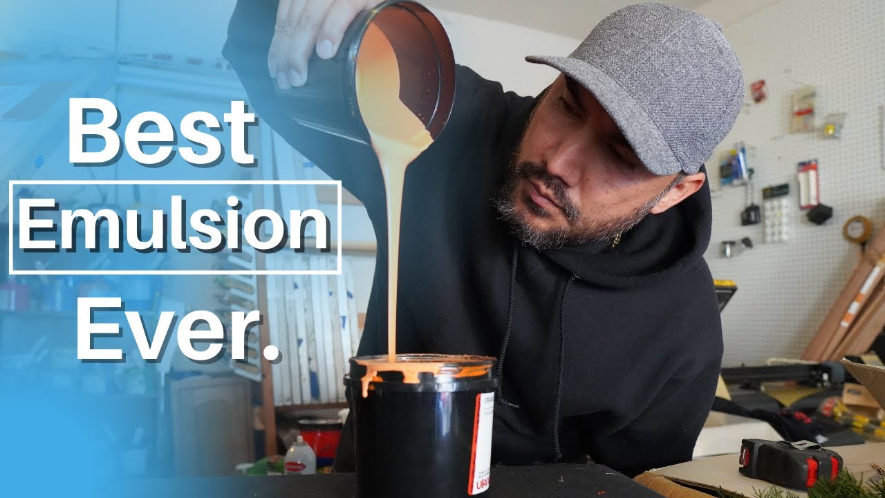 Best Emulsion For Screen Printing EVER KING PRINT YouTube Best Emulsion For Screen Printing EVER KING PRINT YouTube