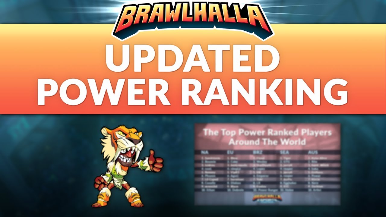 Updated Power Rankings and More! - Brawlhalla Dev Stream Montage - YouTube