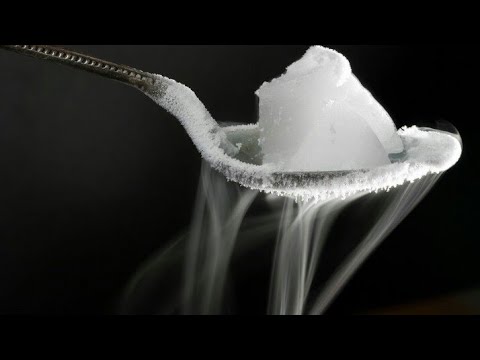 Homemade dry ice - YouTube