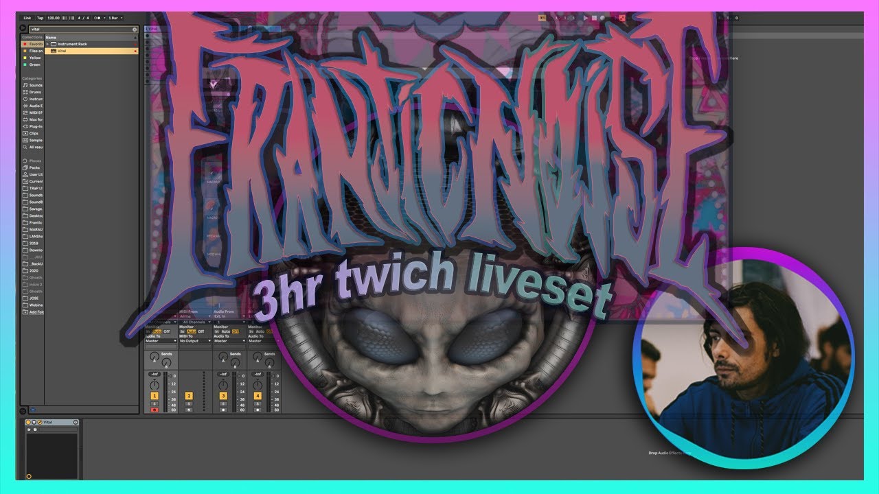 Frantic Noise 3hour+ Twitch Liveset - YouTube