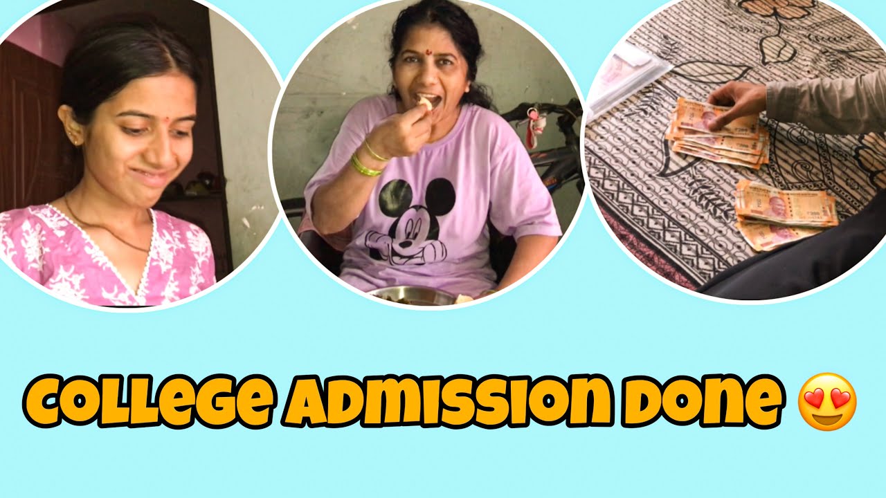 College Admission Done 😍 - YouTube