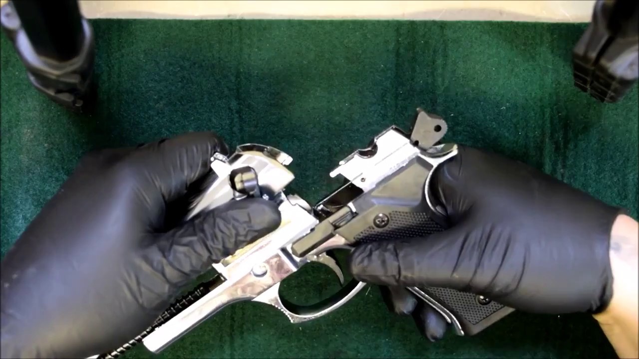 How To Clean and Oil A Blank Gun Field Strip - YouTube