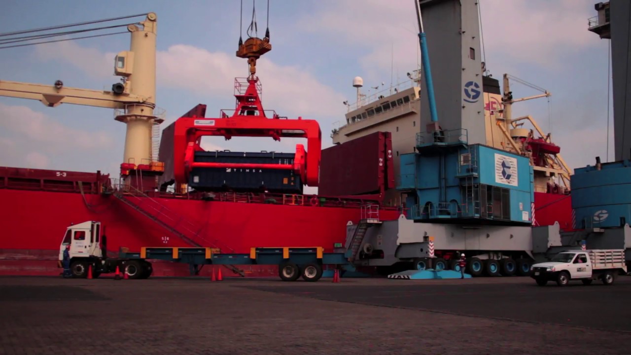 Contenedores Volteables - Hutchison Ports TIMSA - YouTube