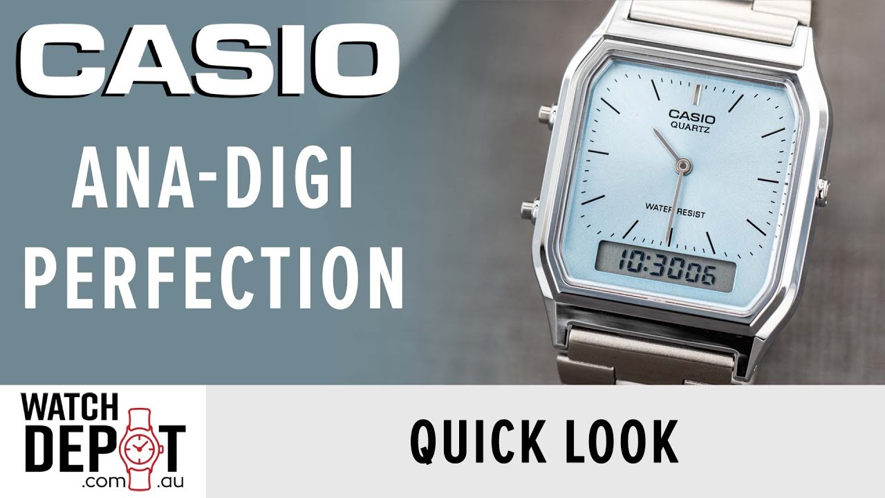 Vintage Casio; With a Twist | Casio AQ230A-2A1 Unboxing & Review - YouTube