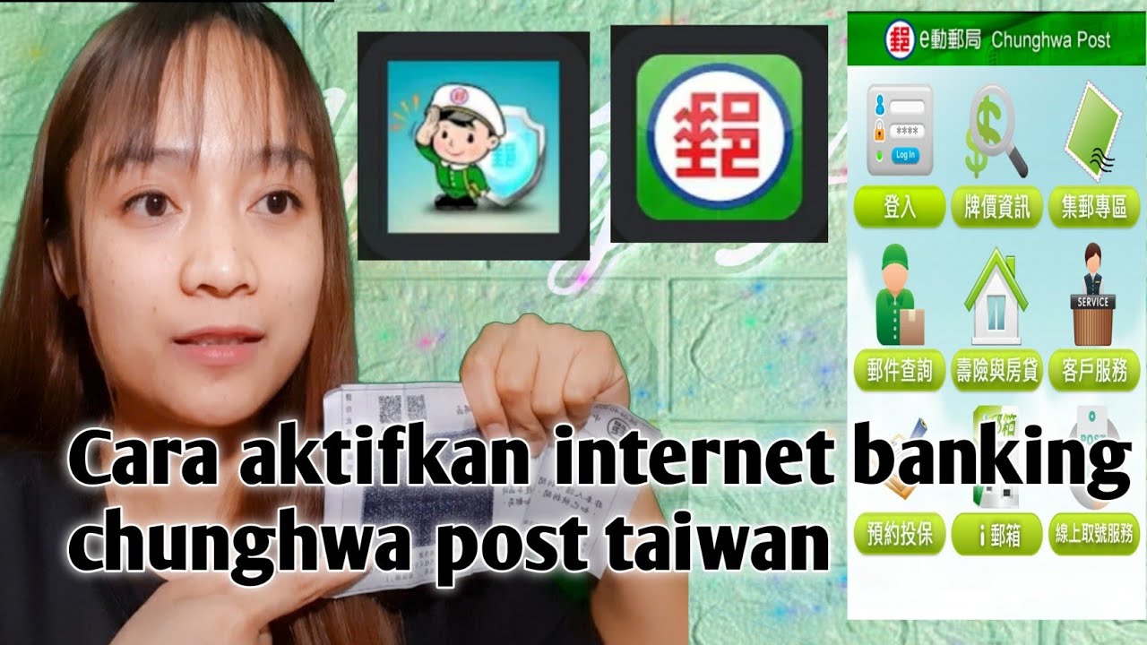 Cara aktifkan internet banking chunghwa post di taiwan - YouTube