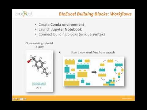 Computational biomolecular simulation workflows with BioExcel Building Blocks - Part 2 - YouTube