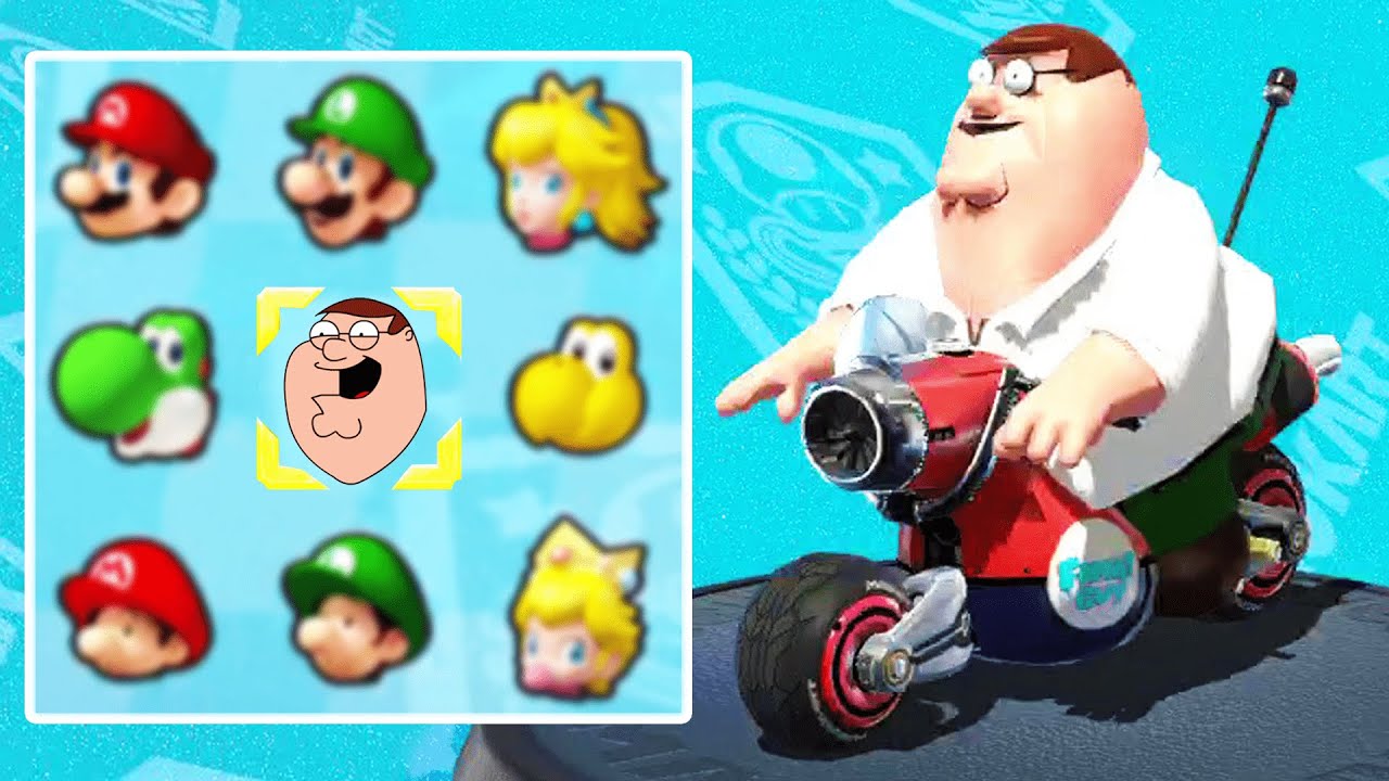 Peter Griffin (Family Guy) in Mario Kart 8 Deluxe - YouTube