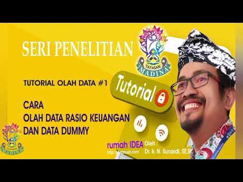TUTORIAL OLAH DATA #1 CARA OLAH DATA RASIO KEUANGAN DAN DATA DUMMY - YouTube