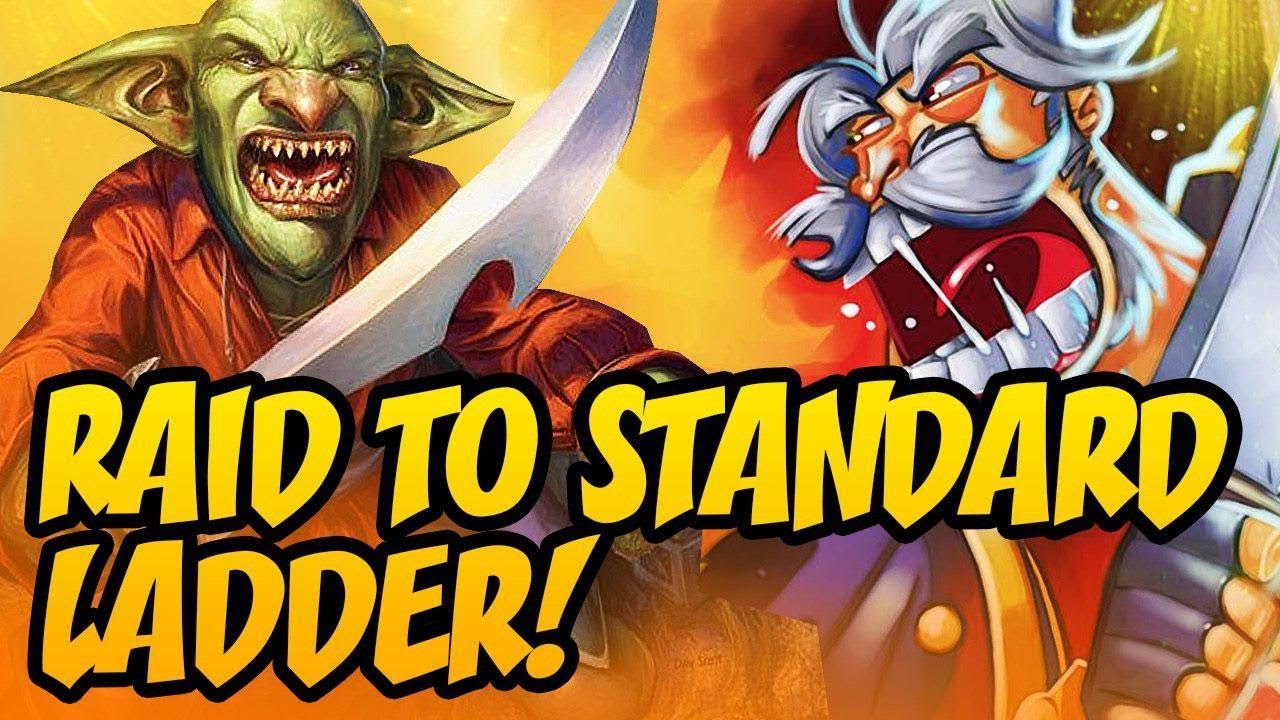 Raid To Standard Ladder! | Rise Of Shadows | Hearthstone - YouTube