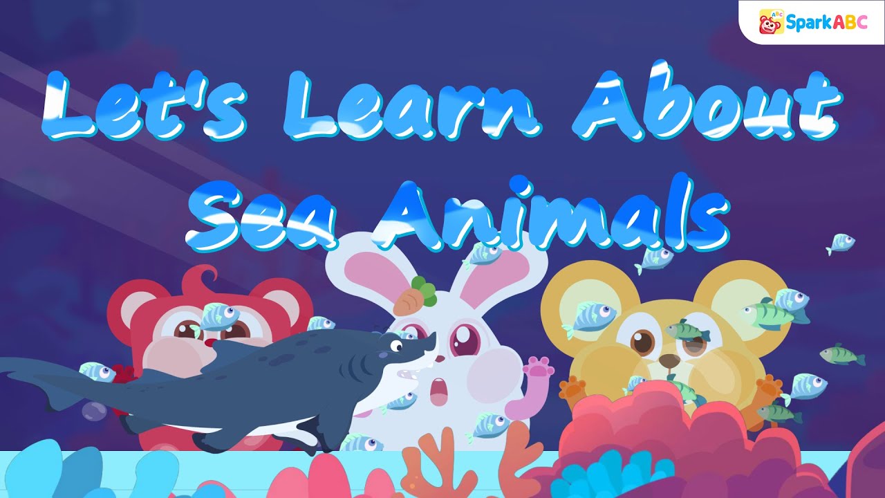 Learn Sea Animals | Learn Sea Animal Names in English | Basic animal ...